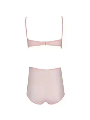 LAURA URBINATI Lace-panelled Bow-detail Briefs