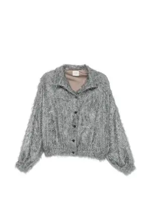 ALYSI Fringed Blouson Jacket