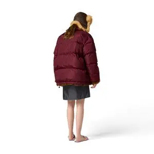 Miu Miu Technical Fabric Flared Skirt