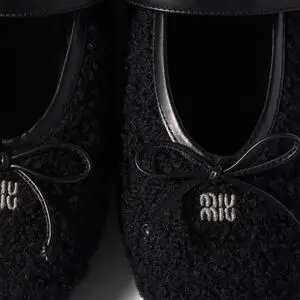 Miu Miu Mohair Ballerinas