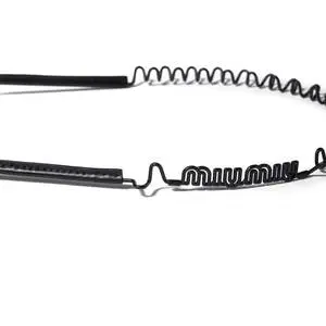 Miu Miu Metal And Leather Headband