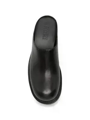 MAISON MARGIELA Leather Biker Mules