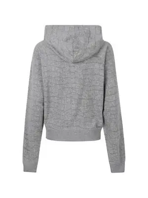 TOM FORD Cashmere Cotton Croco Jacquard Jersey Hoodie