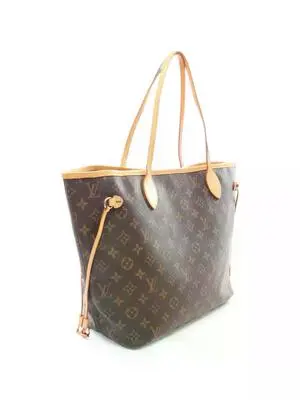 LOUIS VUITTON 2008 Mm Neverfull Monogram Tote Bag - Brown