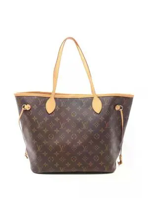 LOUIS VUITTON Monogram Mm Neverfull Tote Bag - Brown