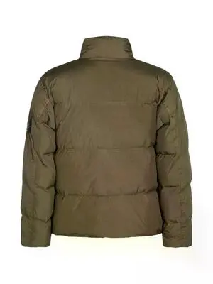 Stone Island Quilted Padded Coat With High Neck