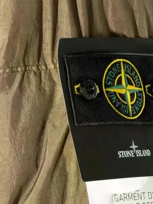 Stone Island Quilted Padded Coat With High Neck