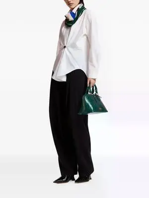Essentiel Antwerp Konstructive Barrel-leg Trousers - Black