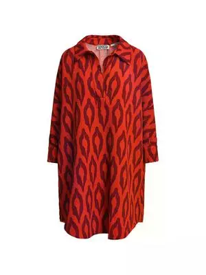 Essentiel Antwerp Graphic Print Midi Dress