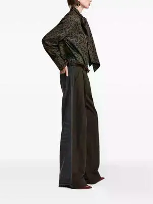 Essentiel Antwerp Denim-panel Wide-leg Trousers