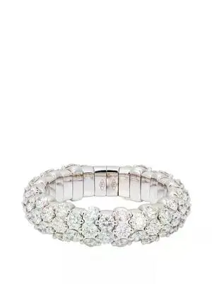 ZYDO Diamond Stretch Ring In 18k White Gold - Silver
