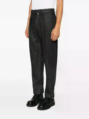 BERWICH Pleated Turn-up Trousers