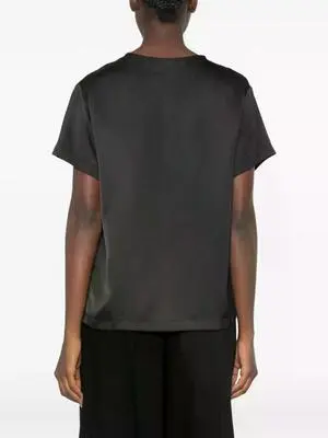 ERMANNO FIRENZE V-neck Lace-trim Top