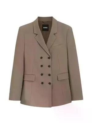 BOSS Double-breasted Blazer With Notched Lapels