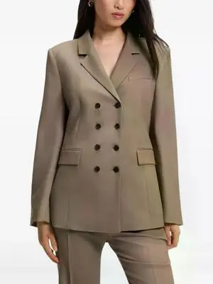 BOSS Double-breasted Blazer With Notched Lapels