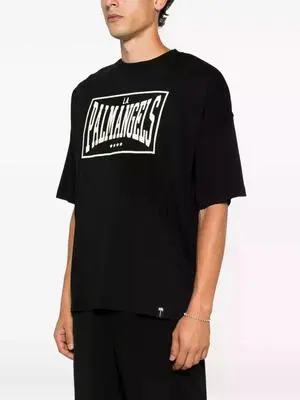 Palm Angels Vintage Box Logo Printed Short-sleeve T-shirt