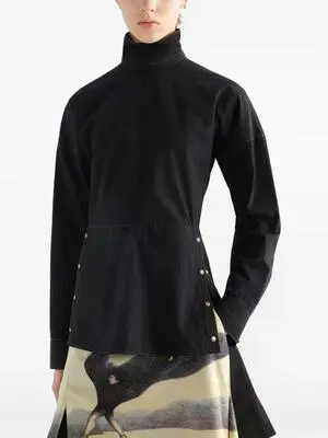 LEMAIRE Press-stud Bib Top In Cotton Crepe