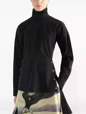LEMAIRE Lemiare Cotton Crepe Press-stud Bib Top