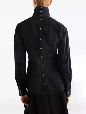 LEMAIRE Lemiare Cotton Crepe Press-stud Bib Top