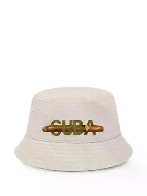 MELT Graphic-print Bucket Hat - Neutrals