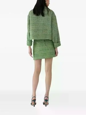 Carolina Herrera Cropped Tweed Jacket