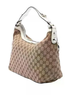 Gucci 2016-2026 Gg Canvas Icon Bit Satchel - Neutrals