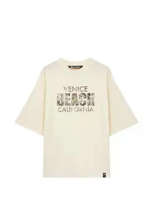 Palm Angels Cali Vibes Loose Tee - Neutrals