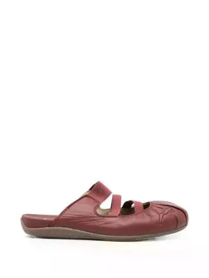 PUMA Speedcat Logo-embossed Leather Mules