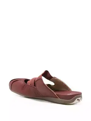 PUMA Speedcat Logo-embossed Leather Mules