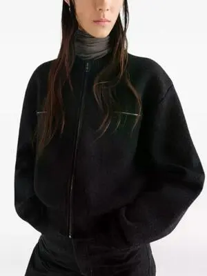 LEMAIRE Zipped Top In Alpaca Wool Blend