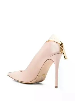 Elisabetta Franchi Zip Detail Pointed-toe Stiletto Pumps