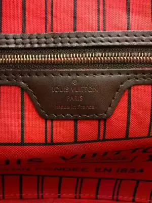 LOUIS VUITTON 2016 Damier Ebene Neverfull Pm Tote Bag