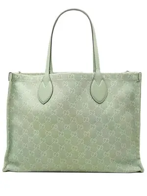Gucci Large Gg Denim Ophidia Tote Bag
