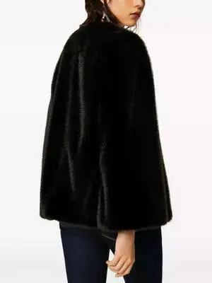 TWINSET Faux Fur Cape Jacket