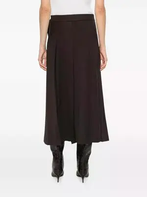 P.a.r.o.s.h Pleated Wrap Midi Skirt