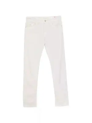 TRAMAROSSA Michelangelo Logo-plaque Trousers - Neutrals