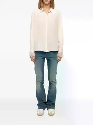 Zadig&Voltaire Thely Silk Shirt With Embroidered Detail