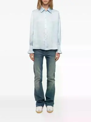 Zadig&Voltaire Thely Long-sleeve Satin Shirt