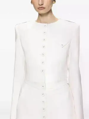 NISSA Buttoned Cropped Jacket