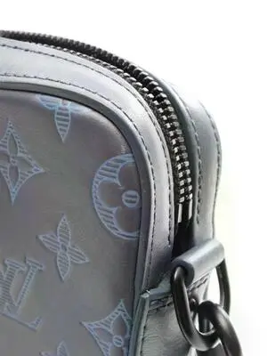 LOUIS VUITTON 2000s Duo Monogram Shadow Messenger Bag