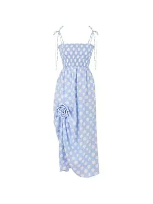 Sleeper Atlanta Polka-dot Dress - Blue