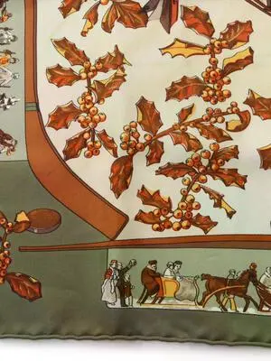 Hermès 2000s Neige D'antan Silk Scarf