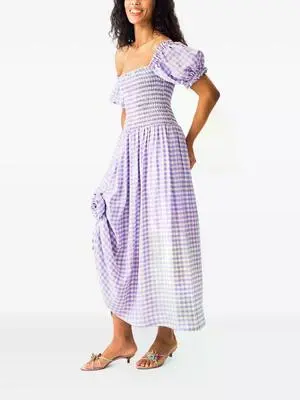 Sleeper Belle Gingham-print Maxi Dress