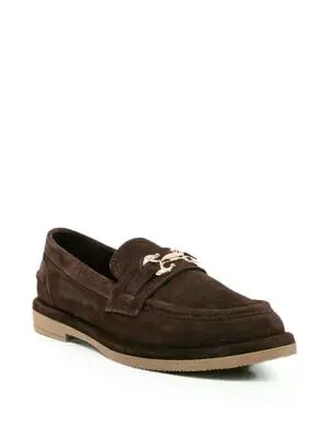 SERGIO MORETTI FIRENZE Suede Horsebit Loafers