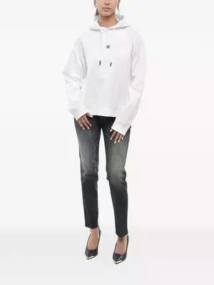 Dsquared2 Logo Plaque Hoodie - White