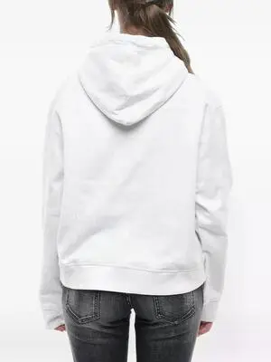 Dsquared2 Logo Plaque Hoodie - White