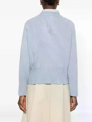 ARAGONA V-neck Ribbed-knit Cardigan