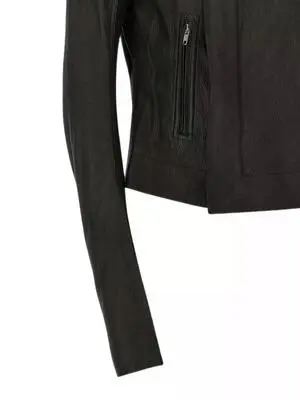 Rick Owens Naked Lamb Leather Biker Jacket