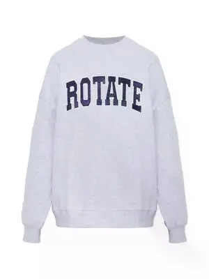 ROTATE BY BIRGER CHRISTENSEN Logo-appliqué Sweatshirt - Grey