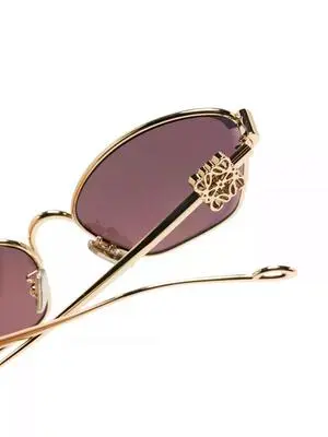 Loewe Anagram Hexagonal-frame Sunglasses